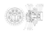 China Plate 3094376 Travel Oil Motor For Hitachi ZX330-3 for sale