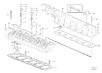 China 20943385 VOE20943385 Cylinder Head Gasket VOEL Excavator Engine Spare Parts for sale