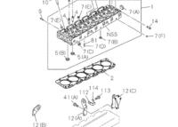 China Cylinder Head Gasket 1111411961 Hitachi EX200-5 Engine Spare Parts for sale