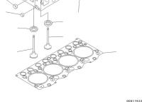 China 6204-11-1840 Komatsu S6D102E Engine Cylinder Head Gasket for sale