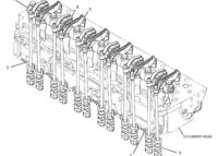 China Rod Valve Push 2646156  325C Excavator Engine Parts for sale