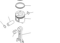 China 6207-31-2180 6207312180 Piston Body For Komatsu S6D95L Engine for sale