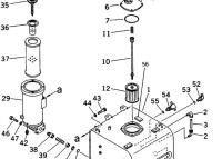 China 4333469 208-60-61150 PC400 EX400-3 Hydraulic Filter Element for sale