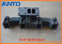 China Cummins 4BT Exhaust Manifold 4988420 498-8420 Excavator Engine Parts for sale