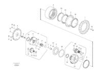China VOE14505744 14505744 Gear Travel Gearbox For VOE Excavator EC210C for sale