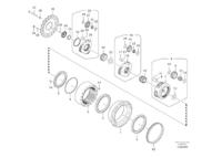 China VOE14599932 14599932 Gear Travel Gearbox For VOE Excavator EC300D for sale