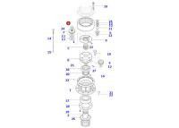 China 104-00019 Ring Gear For DOOSAN SOLAR 130-V Excavator Swing Reduction Gear for sale