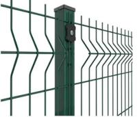 China China manufacturer Easily Assembled PVC coated mesh High quality 3D curved fence panel triangle bending fence for sale