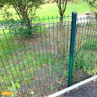 China China manufacturer Easily Assembled PVC coated mesh High quality 3D curved fence panel triangle bending fence for sale