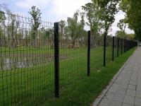 China High Quality Galvanized and PVC Coated 3D Panel Fence Curved Garden Welded Wire Mesh Panel Fence Valla Plastico for Airport for sale
