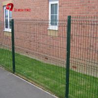 China 50x150mm Decorative 3D Curved Welded Wire Mesh Fence Panels Rodent Proof Curved Fence for sale