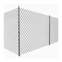 China High Quality Diamond Mesh Chain Link Cyclone Wire Fence Roll Aluminum Chain Link Fence for sale