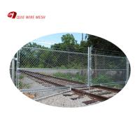 China PVC Coated Fence Chain Link Fencing Wire Mesh Fence for sale