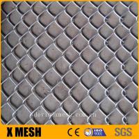 China hot dipped galvanized 9 Gauge Galvanized Diamond chain link Wire Mesh for sale