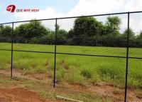 China ISO14001 PVC Coated Wire Mesh Diamond Chain Link Fence for sale