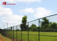 China ISO14001 PVC Coated Wire Mesh Diamond Chain Link Fence for sale