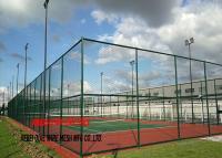 China Factory PVC Coated Chain Link Mesh Fence Galvanized Diamond Mesh Fence for sale