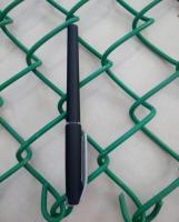 China Cheap And High Quality Used Galvanized PVC Coated Mesh Rolls Cyclone Wire Chainlink Fence Panels Chain Link Fence for sale