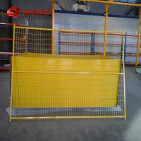 China Canada 6ftx9.5FT Welded Wire Temporary Construction Fence for sale