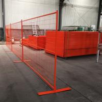 China 6 x 10 Premium Galvanized PVC Coated Temporary Fence Panel for sale