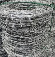 China Factory Hot Dipped Galvanized Barbed Wire 500m Barbed Wire Fence Arm Used Barbed Wire For Sale for sale