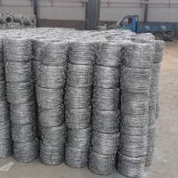 China Galvanized Barbed Wire Protection Anti-corrosion Hot Dipped Galvanized Double Strand 12 Gauge Iowa Barbed Wire for sale