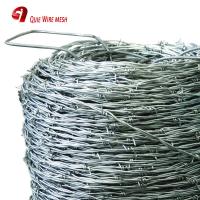China Anti-corrosion10kg 1.2mm Galvanized Razor Barbed Wire For Barb Wire Fence 14 gauge galvanized barbed wire for sale