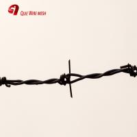 China Hot dipped galvanized double strand barbed wire coil 600mm coil diameter barbed wire cheapest for sale