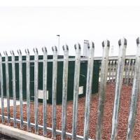China Factory Price Height Decorative Iron Fence Panel Colors Available Galvanized Picket Iron Fence for sale