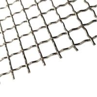 China High Quality Stainless Steel Framed Crimped Wire Mesh  High Hardness Crimped Metal Decorating Wire Mesh for sale