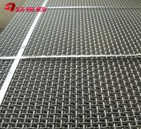 China 65mn Ore Screen Mesh and Rock Crusher Vibrating Wire Mesh For Mining Industrial Stainless Steel Crimped Square Welded Wire Mesh for sale