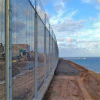 China Garden Yard Security 358MF Wire Mesh Fence Panels Galvanized Metal 3 Meter Height Anti Climb Fence for sale