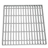 China Hot dip Galvanized Steel Driveway Grating Heavy Duty Metal Bearing Bar Steel Grid Serrated Steel Mesh for sale
