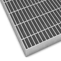China Hot dip Galvanized Steel Driveway Grating Heavy Duty Metal Bearing Bar Steel Grid Serrated Steel Mesh for sale
