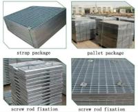 China Hot dip Galvanized Steel Driveway Grating Heavy Duty Metal Bearing Bar Steel Grid Serrated Steel Mesh for sale