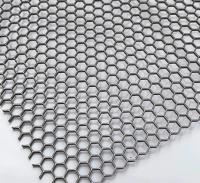 China Hexagonal Hole Aluminum Perforated Metal Mesh for sale