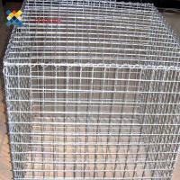 China Zinc Coated Landscape Stone Cage Garden Fence Welded Mesh Gabion Basket for sale