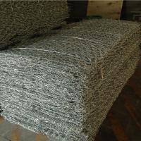 China 12*15cm 5 Twist Metal Gabion Mesh Basket Galfan Fine Mesh Metals Gabion Baskets for sale