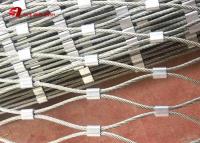 China Safety 304 316 Stainless Steel Hand Woven 7X7 Wire Rope Mesh Aviary Zoo Mesh for sale