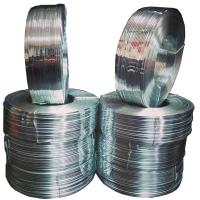 China Professional China Manufacturer Copper Coated Galvanized  Flat Stitching Wire for Corrugated Box Carton for sale