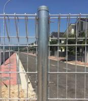 China Custom Galvanized Roll-Top Welded Wire Mesh Metal Security Fence for Swimming Pool pvc roll top fence for sale