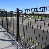 China Custom Galvanized Roll-Top Welded Wire Mesh Metal Security Fence for Swimming Pool pvc roll top fence for sale