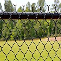 China PVC Powder Coated Chain Link Fence Hardware Accessories/ Fittings/ Parts Accessories Low Carbon Steel Wire Iron Metal Green for sale