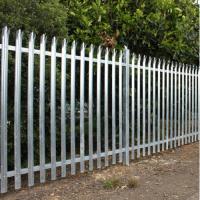 China High Quality Steel Residential Security Palisade Fence Metal Fence Portable Iron Site Fencing for sale