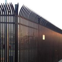 China 1.8X2.75m Hot dipped galvanized Security Steel palisade fencing for sale