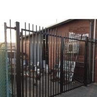 China China factory security pre-galvanized steel tube wrought iron fence for sale