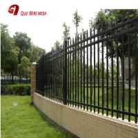 China Best Price Powder Coated Square Post  Wrought Iron Aluminum Fence Wrought Iron Aluminum Balcony Fence for sale