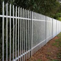 China Wholesale modern galvanized steel grills fence design Steel fencing used picket fencing for sale