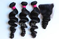China 100% Brazilian Virgin Human Hair Extension Natural Wave 8A Grade 10-30 Inch Long Lasting for sale