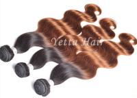 China 100% Virgin Human Hair Body Wave Weave 1B30 Ombre Color 12-30 Inches 3.5oz for sale